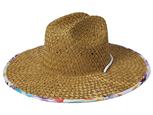 Roxy Women's Pina to My Colada Straw Hat, Snow White PUALANI Combo 231