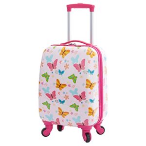 Travelers Club 5 Piece Kids' Luggage Set, Butterfly