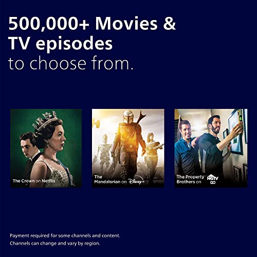 PHILIPS 43-Inch 1080p FHD LED Roku Smart TV with Voice Control App, Airplay, Screen Casting, & 300+ Free Streaming Channels