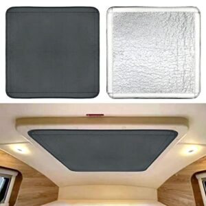 rv roof sunroof shade cover, camper travel trailer sun blackout fabric roof vent sunshade, skylight fan vent cover window sun shade rv accessories (16 x 16 inch)