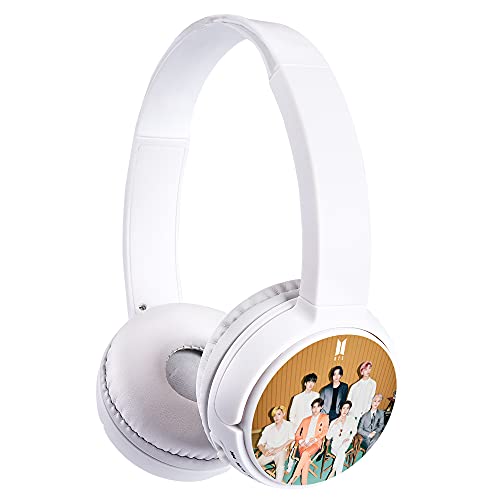 ZHENGGE Kpop BTS Butter Merchandise Bluetooth Headphones with Built-in Mic for Army Gifts