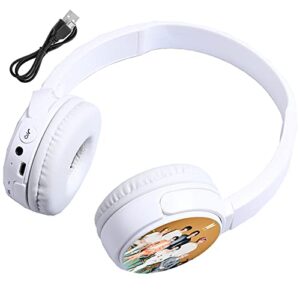 ZHENGGE Kpop BTS Butter Merchandise Bluetooth Headphones with Built-in Mic for Army Gifts