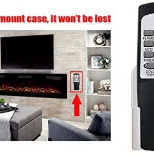 GENGQIANSI Replacement Remote Control for Dimplex Braemar BMR20 BMR20BR BMR20CH BMR20AB Antique Brass Optiflame 3D Electric Inset Fire