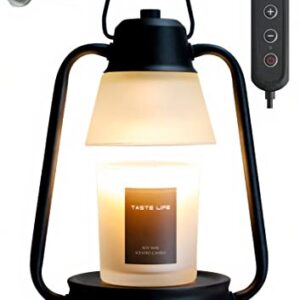 Candle Warmer Lamp - With Timer & 2 Bulbs, Electric Scented Wax Jars Melter, Warmers For Jar Candles, Heater Lamps For Candle Warming, Warm Heat Melt Candle Saver, Cute Night Light Candle Warmer.