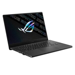 ASUS ROG Zephyrus G15 Gaming Laptop, 15.6" 165Hz QHD Screen, AMD Ryzen 9 5900HS, NVIDIA GeForce RTX 3060, 24GB RAM, 1TB PCIe SSD, RGB Backlit Keyboard, Fingerprint Reader, HDMI, Windows 11 Home, Gray