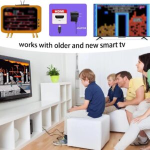 Super Retro Game Console Classic Mini HDMI System with Built in 821 Old School Video Games, Super Classic Edition System, Plug and Play