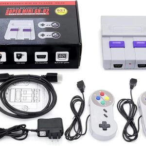 Super Retro Game Console Classic Mini HDMI System with Built in 821 Old School Video Games, Super Classic Edition System, Plug and Play