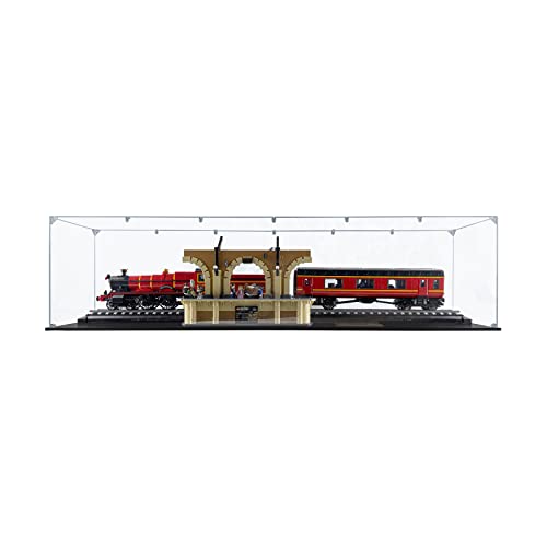 SONGLECTION Acrylic Display Case Compatible for Lego Harry Potter Express – Collectors' Edition #76405, Dustproof Display Case (Case Only) (Lego Sets are NOT Included)