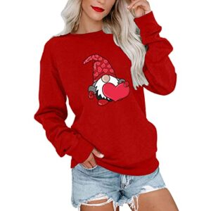 heart print sweater for women y2k winter clothes suetas team queso eyelash sweaters womens summer sweaters cloth sets for women valentine t shirt red