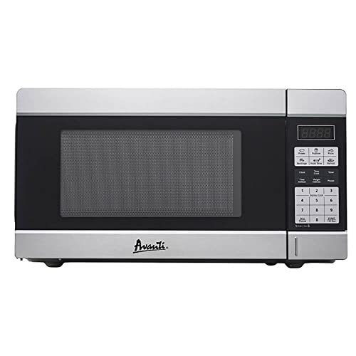 Avanti 0.9 cu. ft. 900 watts Microwave Oven Touch pad, 10 Power Level, 6 one-touch, Speed defrost setting, Cook/defrost by weight, Digital clock/timer, Child safety lock, in Stainless Steel (MT91K3S)