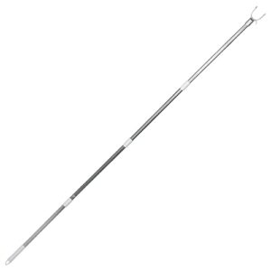 cabilock long reach pole closet pole with utility hooks wardrobe hook pole splicing pole hook balcony clothing garment pole hook for clothesline closet hanger