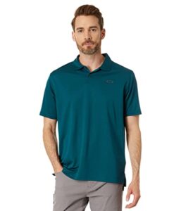 oakley men's icon tn protect rc polo, 00blue, xl