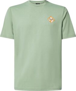 oakley unisex adult deco palms b1b tee t-shirt, new jade, xx-large us