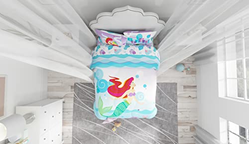 Franco The Little Mermaid Ariel Kids Bedding Super Soft Microfiber Twin Sheet Set (Official Licensed Disney Product)