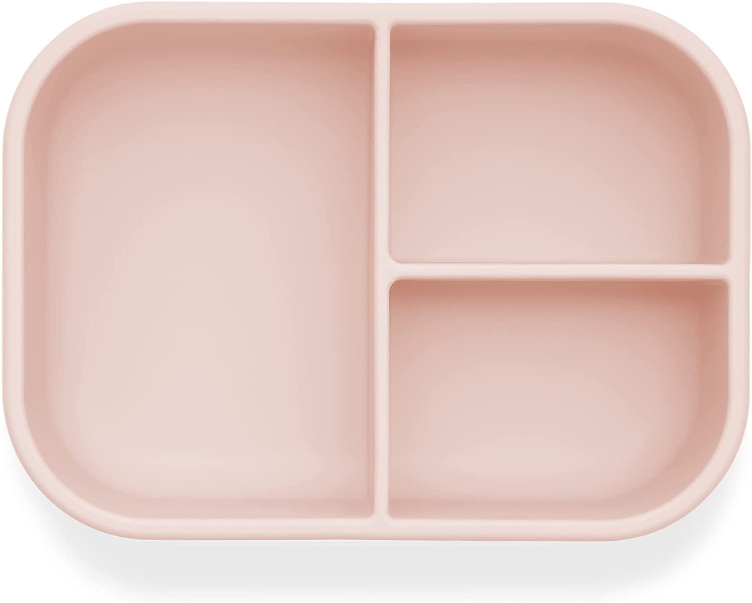 Ali+Oli Leak Proof Bento Box (Blush) Food-Grade Silicone Bento Box, BPA, Phthalate, Lead, & PVC Free - Bento Lunch Box for Kids and Adults - Leak Resistant Sets With Lids Container