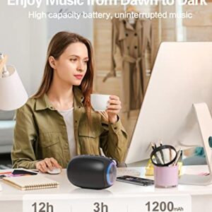 MEGUO Bluetooth Speakers, A66 Wireless Speakers,5W Portable Wireless Speakers with Clear Sound,Multi Playing Modes, Compatible with Cellphone, PC for Home or Outdoors