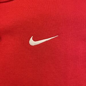 Nike 826433-010 Men Black Pull-Over Hoodie (as1, alpha, x_l, regular, regular, University Red/White)