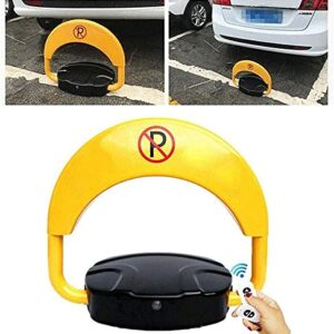 SRVNT Remote Control Electric Parking Locks Parking Piles, Latches Private Guard Your Exclusive Parking Space,Parking Lane Guard Automatically Lock Remote Control Ip67 Waterproof Barrier Bollard.