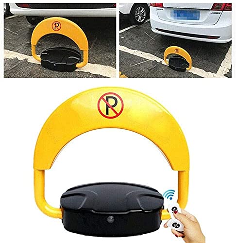 SRVNT Remote Control Electric Parking Locks Parking Piles, Latches Private Guard Your Exclusive Parking Space,Parking Lane Guard Automatically Lock Remote Control Ip67 Waterproof Barrier Bollard.