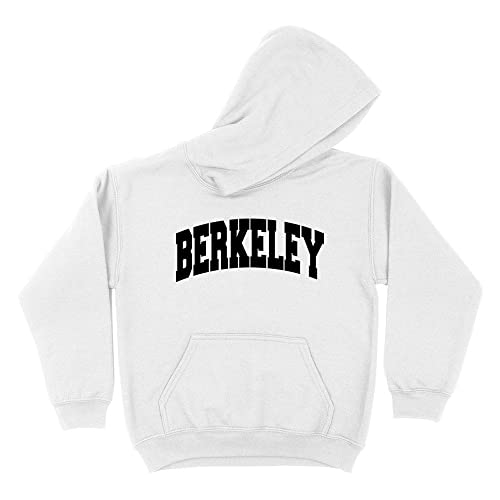 Berkeley Collegiate Kids Hoodie Sweatshirt Youth X-Large White