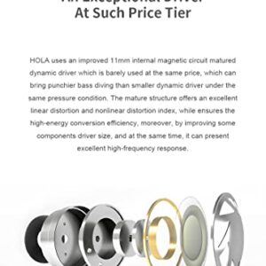 Truthear HOLA Earphone Dynamic in-Ear Minitors with 0.78 2Pin Interchangeable Cable