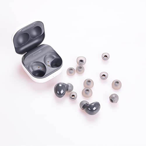 6 Pairs Replacement Earbuds Tips Silicone Eartips Set for Samsung Galaxy Buds 2 Headphones Wireless Fit in Case Ear Tips (Lavender)