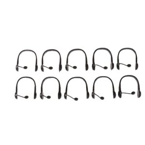 10 pcs doll accessories mini headset model black ear hook headset doll replacement mini earphones doll accessories doll clothing doll accessories doll clothing and accessories