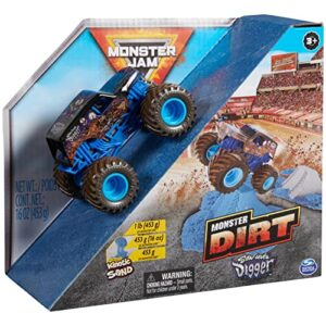 Monster Jam, Son-uva Digger Monster Dirt 1lb Playset with Official 1:64 Scale Die-Cast Monster Truck, Kids Toys for Boys Ages 3 and up