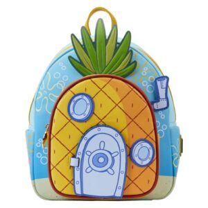 loungefly: nickelodeon spongebob squarepants pineapple house mini backpack - confidential