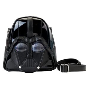 loungefly star wars darth vader figural helmet crossbody bag