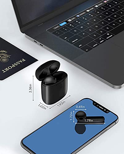 Wireless Earbuds, Bluetooth 5.0 Earbuds HiFi Sterero with 35H Playtime, IPX5 Waterproof True Wireless Earbuds with Microphone, Bluetooth Headphones for Sport and Working,for Android/iOS/Mac etc