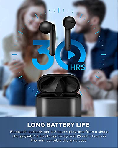 Wireless Earbuds, Bluetooth 5.0 Earbuds HiFi Sterero with 35H Playtime, IPX5 Waterproof True Wireless Earbuds with Microphone, Bluetooth Headphones for Sport and Working,for Android/iOS/Mac etc