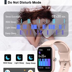 Smart Watch for Women, Answer Make Call, Alexa Built-in, 1.8" Touch Screen Fitness Tracker with 100+ Sport Modes, Heart Rate Blood Oxygen Sleep Monitor, IP68 Waterproof watch for iPhone Android