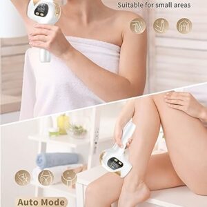 AMOTAOS Laser Hair Removal, IPL Hair Removal for Women and Men, 3-in-1 At-Home Permanent Hair Removal Device 9 Levels Upgraded 999900 Flashes Hair Remover for Face Armpits Arms Bikini Line Legs