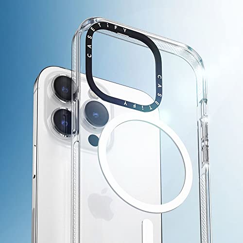 CASETiFY Clear iPhone 14 Pro Max Case [Not Yellowing / 6.6ft Drop Protection/Compatible with Magsafe] - Research by Other Minerals