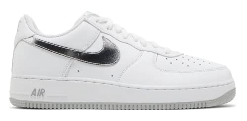 Nike Air Force 1 Mens Low Retro White Silver Sz14