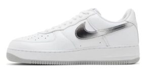 nike air force 1 mens low retro white silver sz14