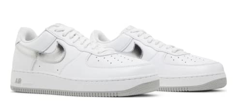 Nike Air Force 1 Mens Low Retro White Silver Sz14