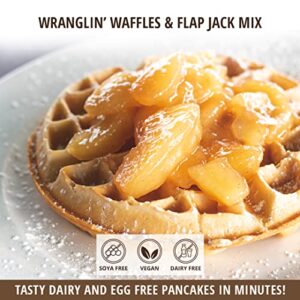 VEGANIZE IT! Vegan | Vanilla Butter Cream Cake (12 OZ) & Wranglin'Waffles (1lb) | Flap Jack Mix Just Add Plant Based Milk and Butter | Classic Flavour Moist Fluffy Cupcake Mix | Desserts & Treats