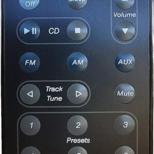 GENGQIANSI Replacement Remote for US-Bose Wave Radio/CD Remote Control for AWRC-1W AWRC-1G AWRC-1P Black SEA#