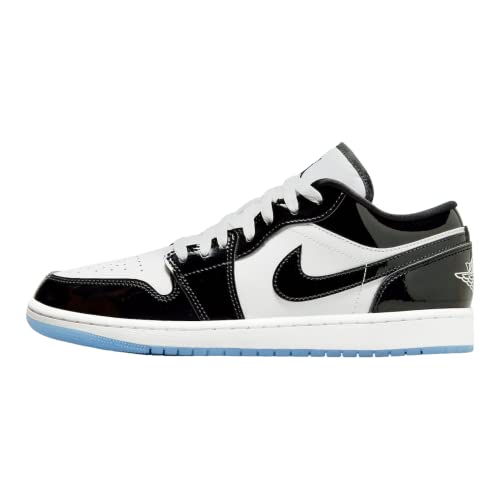 Jordan Youth Air 1 Low SE GS DV1333 100 Concord - Size 5Y White/Black