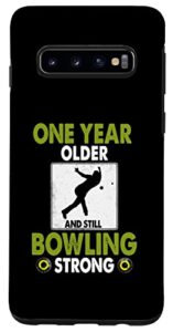 galaxy s10 lawn bowls birthday idea for women & funny lawn bowling case