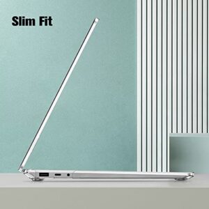 Fintie Case for 13.5 Inch Microsoft Surface Laptop 5/4/3 with Metal Keyboard (Model: 1951/1868) - Protective Slim Snap On Hard Shell Cover, Crystal Clear