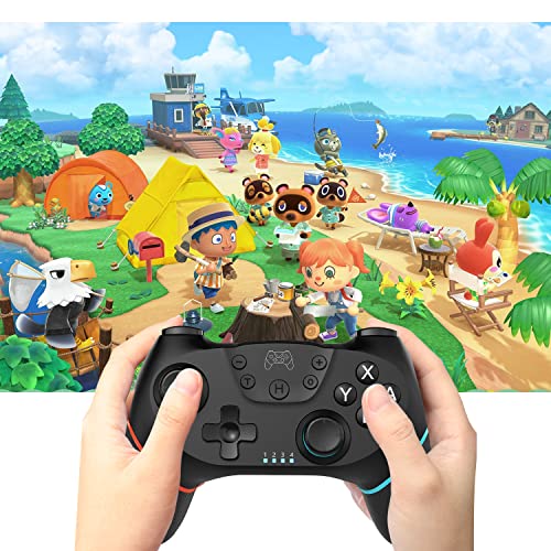 Deepdawn Switch Controller, Wireless Pro Controller Compatible with Nintendo Switch, Wireless Gamepad Joystick with Programmable Function【2023 Upgraded Version】