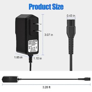 4.3V 70mA Electric Shaver Charger for Philips A00390, for Philips Norelco Oneblade QP2520, QP2520 / 90, QP2520 / 70, QP2520 / 72, Grooming Trimmer Razor Power Adapter Power Supply Cord