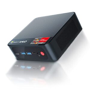 beelink ser5 mini pc,amd ryzen 5 5500u processor,up to 4.0 ghz(6c/12t),mini computer with 16g ddr4 ram/500gb m.2 nvme 2280 ssd,4k fps/wifi 6/bt5.2/three-screen display/auto power on