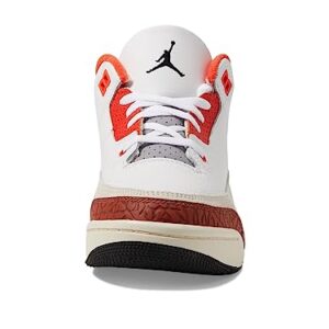 Jordan Boy's 3 Retro SE (Little Kid) White/Black/Mars Stone/Team Orange 1 Little Kid M