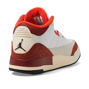 Jordan Boy's 3 Retro SE (Little Kid) White/Black/Mars Stone/Team Orange 1 Little Kid M