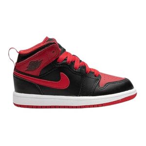 nike Air Jordan 1 Pre School Shoes Black/Fire Red-White DQ8424 060 - Size 11c