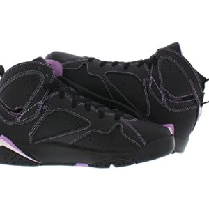 Jordan Girl's Air 7 Retro (Big Kid) Black/Barely Grape/Rush Fuchsia 4.5 Big Kid M